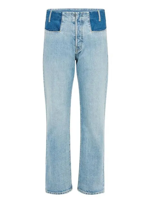 MAISON MARGIELA Cotton Straight Leg Jeans - Blue