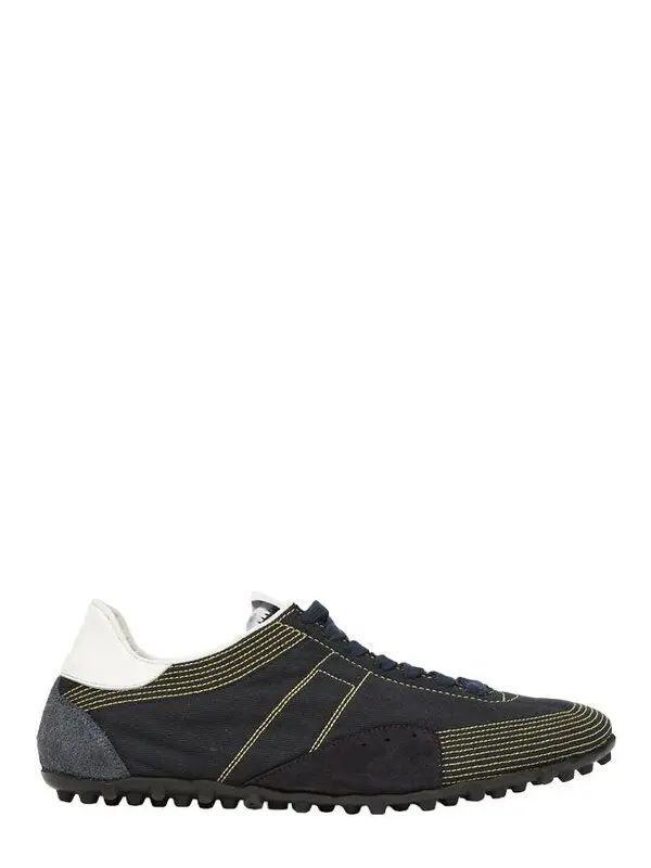 MAISON MARGIELA Low-top Trainers With Contrast Stitching - Blue