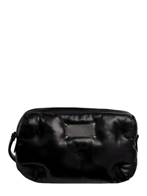 MAISON MARGIELA Lamb Skin Clutch Bag - Black