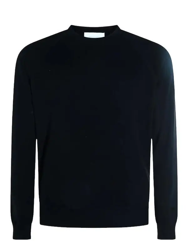 Malo Ribbed Crew Neck Long Sleeve Sweater - Multicolor