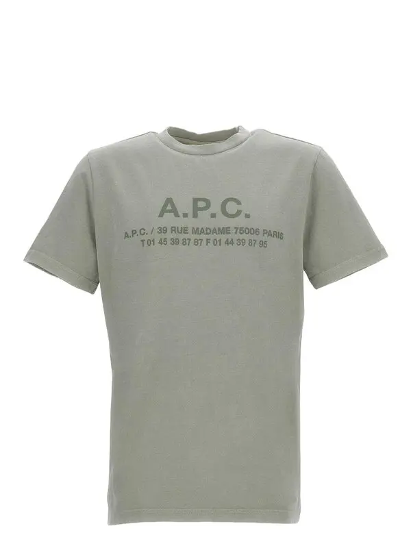 A.p.c. Short-sleeve T-shirt With Print - Multicolor