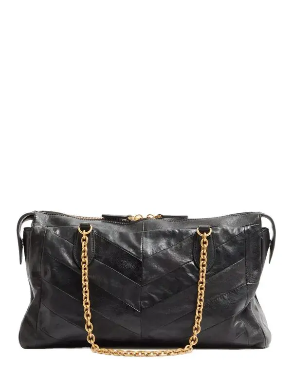Valentino Garavani Panthea Shoulder Bag - Black