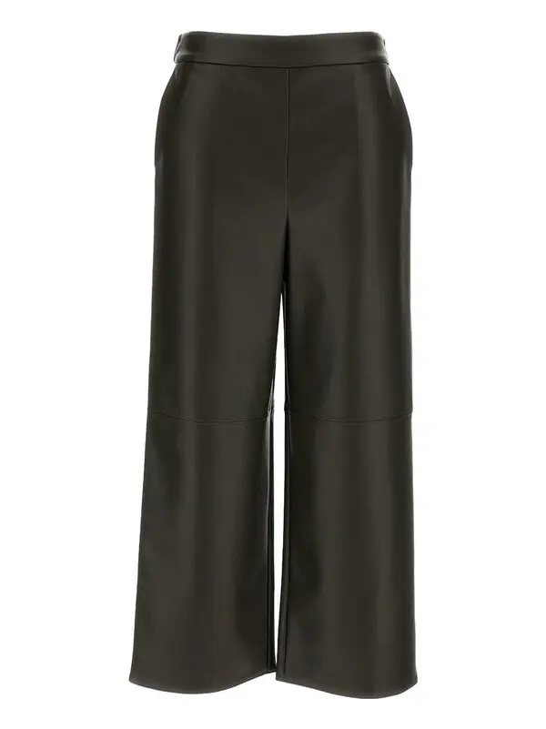 Max Mara Coated Jersey Cropped Trousers - Multicolor