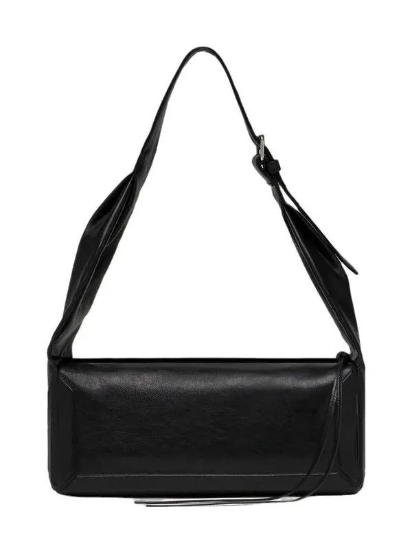 MAISON MARGIELA Sheepskin Shoulder Bag - Black