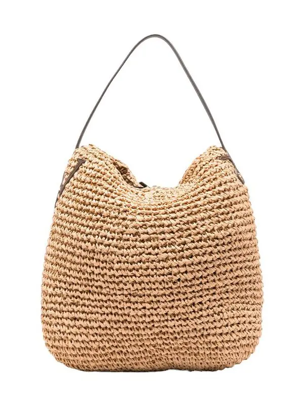 JW Anderson Raffia Woven Tote Bag - Cream