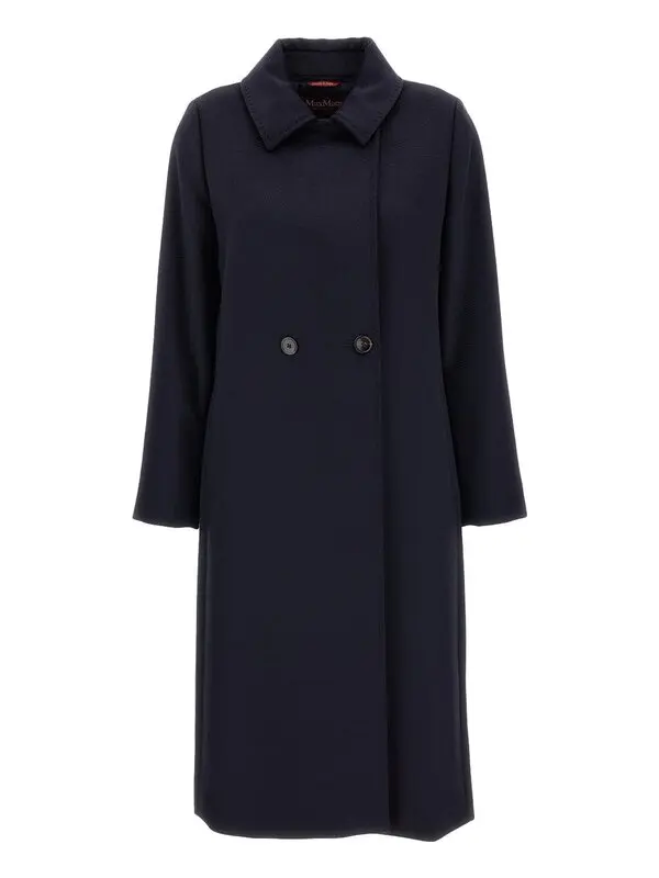 Max Mara Long Robe-style Wool Coat - Multicolor