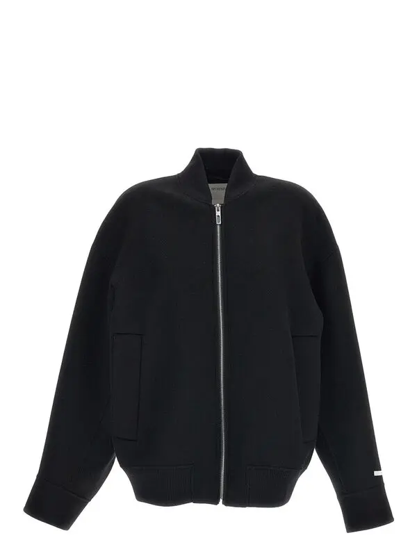 Sportmax Wool Zip-up Bomber Jacket - Multicolor