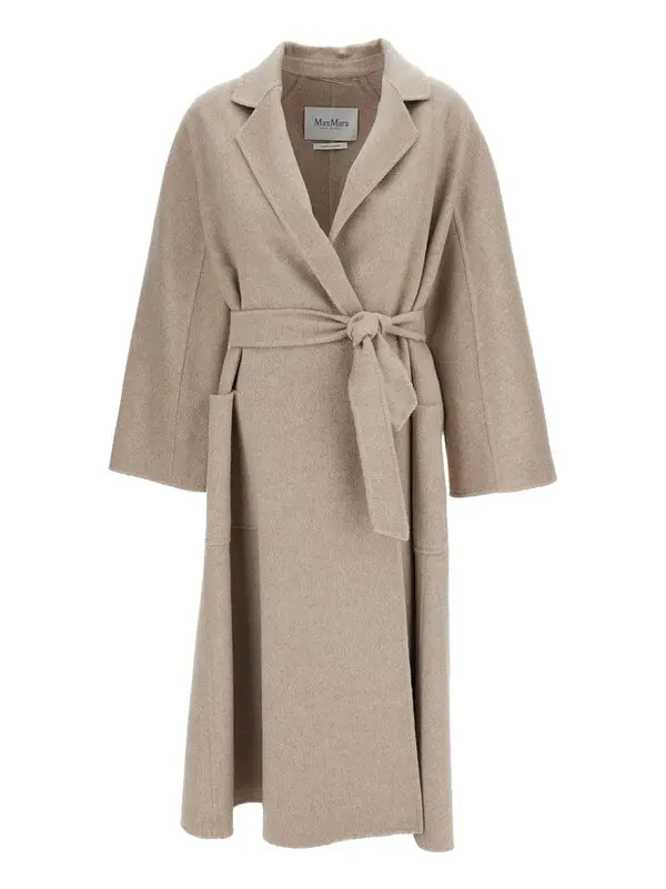 Max Mara Ludmilla Cashmere Wrap Coat - Multicolor