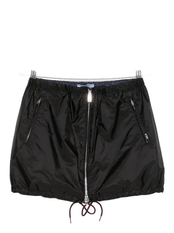 Prada Recycled Polyamide Balloon Skirt - Black