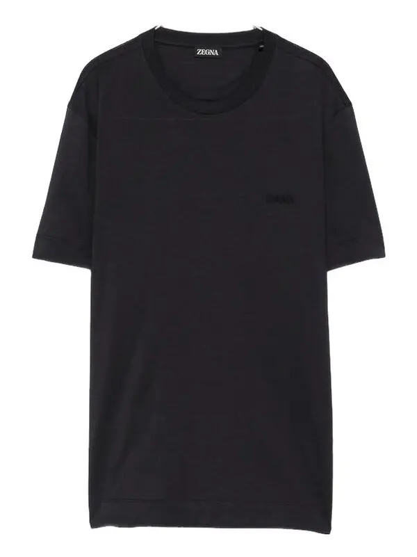 Zegna Grey T-shirts & Vests T-shirts - Black
