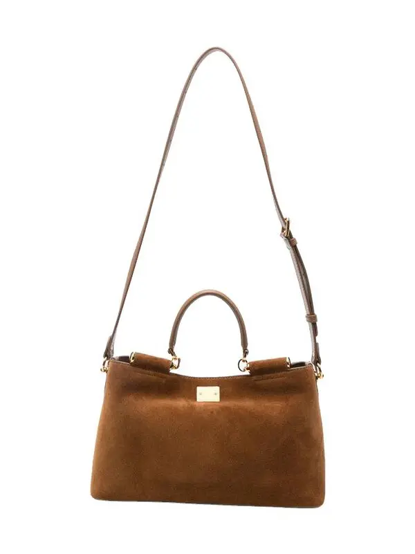Dolce & Gabbana Suede Tote Bag - Brown