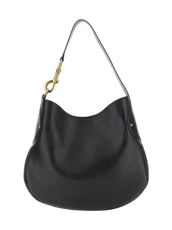 Mulberry Calf Leather Shoulder Bag - Black