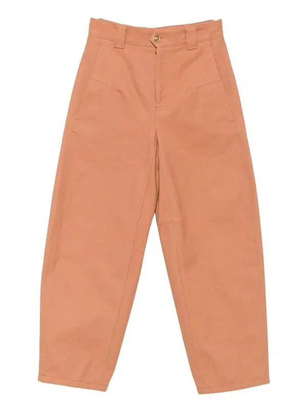 Chloé High-waisted Wide-leg Trousers - Pink