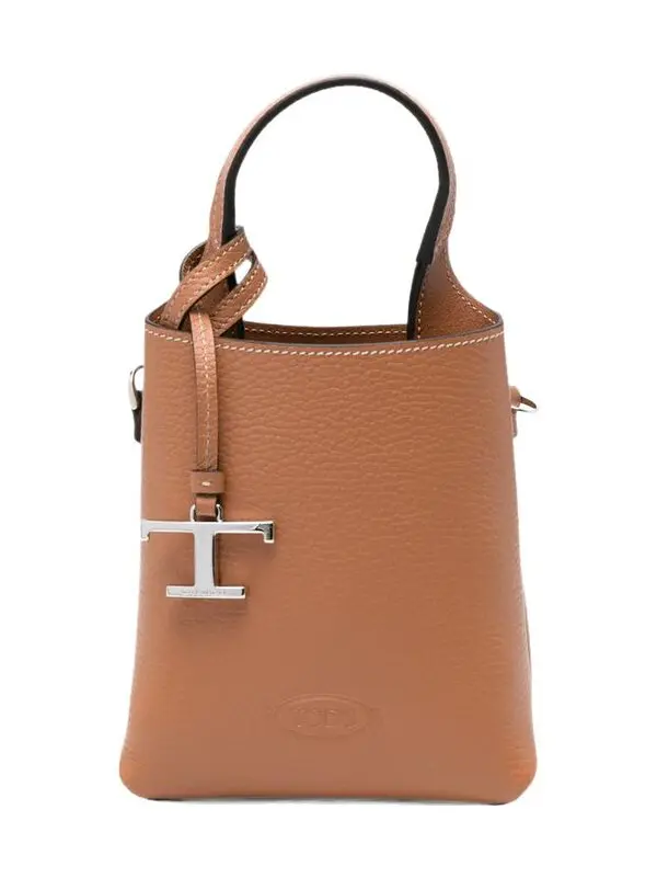 TOD'S T Timeless Tote Bag - Brown