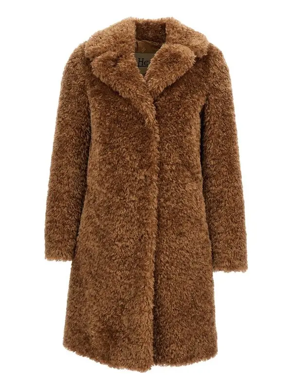 Herno Faux Fur Coat - Multicolor