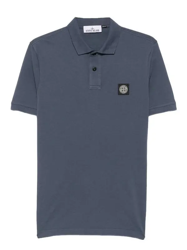 Stone Island Polo Shirts - Blue