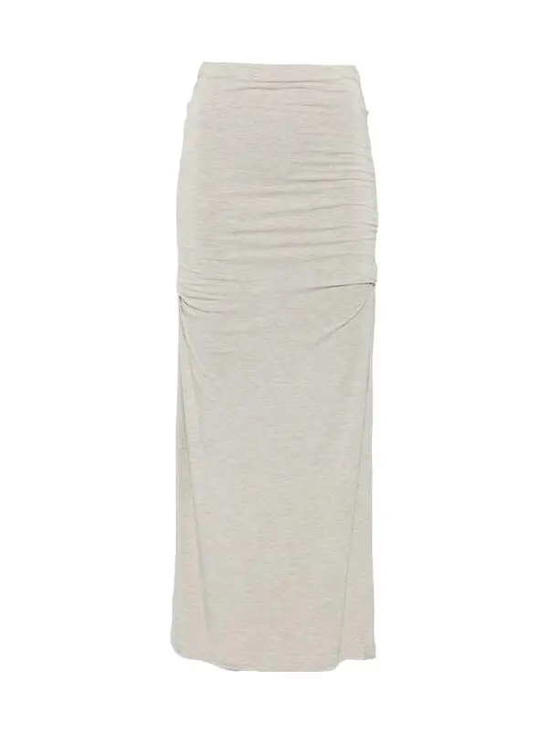 TOTEME Asymmetric Draped Skirt - Gray