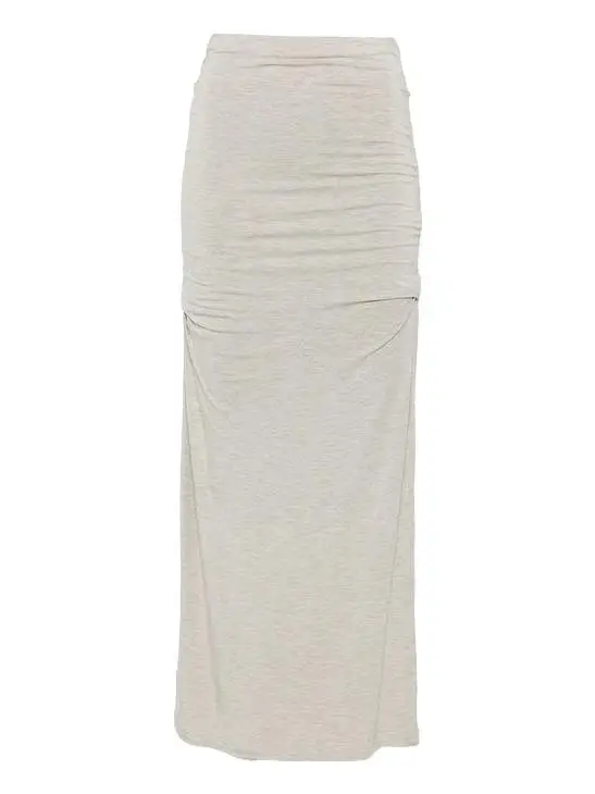 TOTEME Asymmetric Draped Skirt - Gray