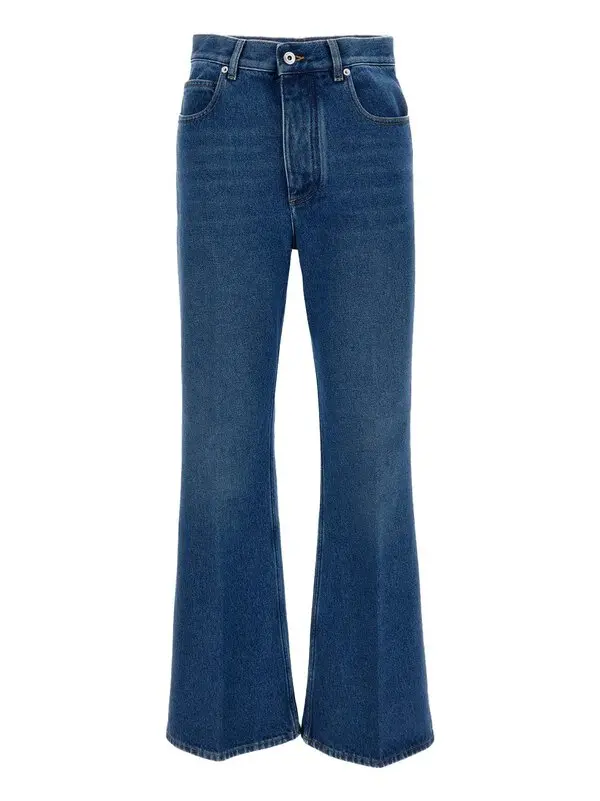 Bottega Veneta Flared Cotton Denim Jeans - Multicolor