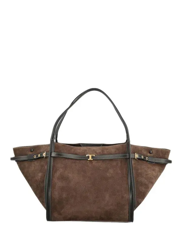 TOD'S Timeless Medium Leather Tote Bag - Multicolor