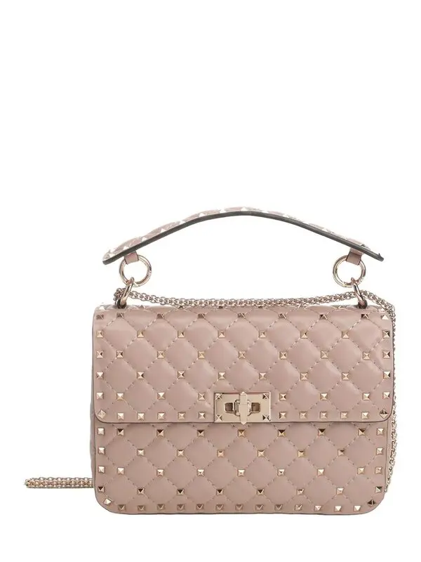 Valentino Garavani Rockstud Spike Medium Leather Shoulder Bag - Multicolor