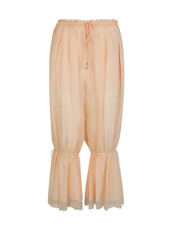 Chloé Silk Trousers - Multicolor