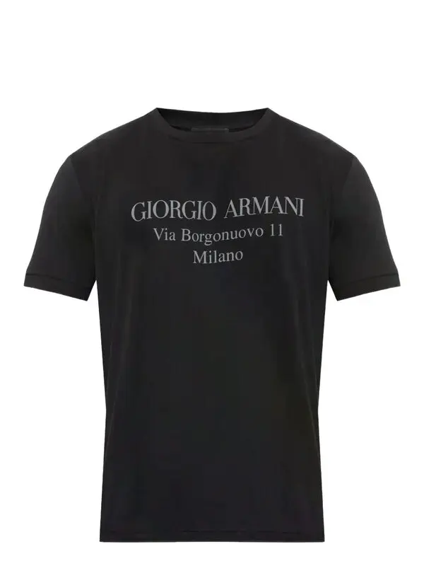 Giorgio Armani Cotton T-shirt - Black