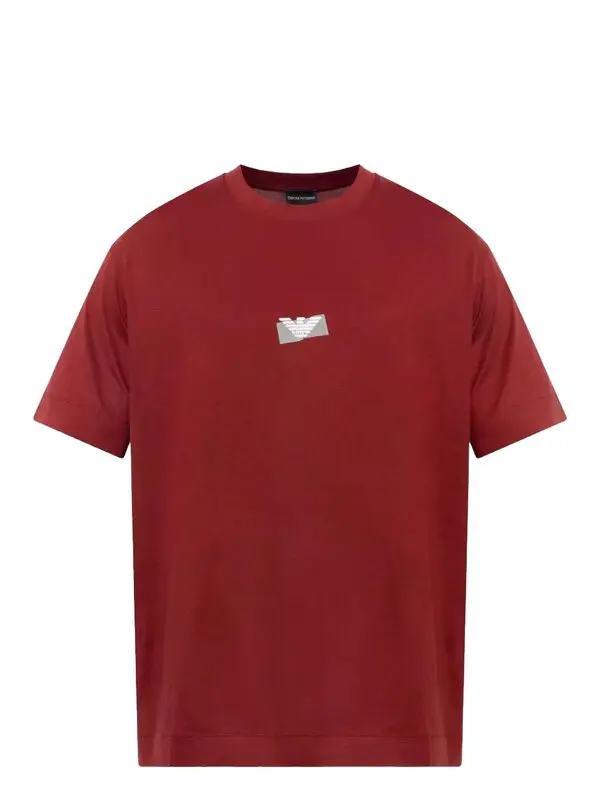 Emporio Armani Logo-print T-shirt - Red