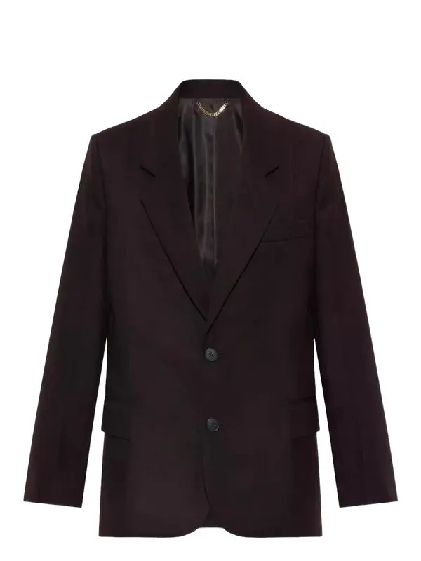 Victoria Beckham Double-vent Wool Blazer - Red