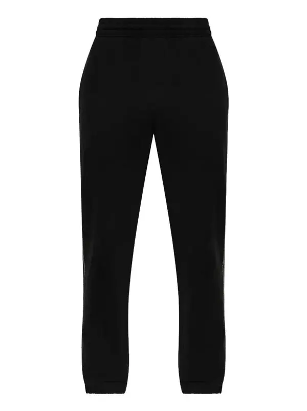 Burberry Sid Check-trim Track Pants - Black