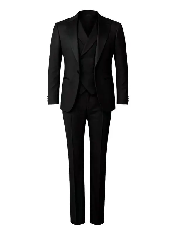 FRANZESE COLLECTION Beckham Three-piece Suit - Black