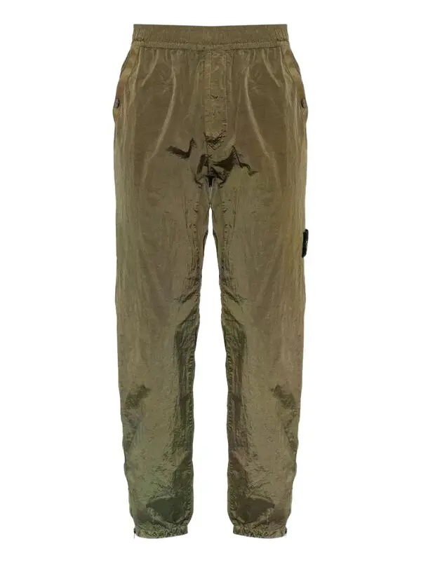 Stone Island Logo-patch Track Pants - Green