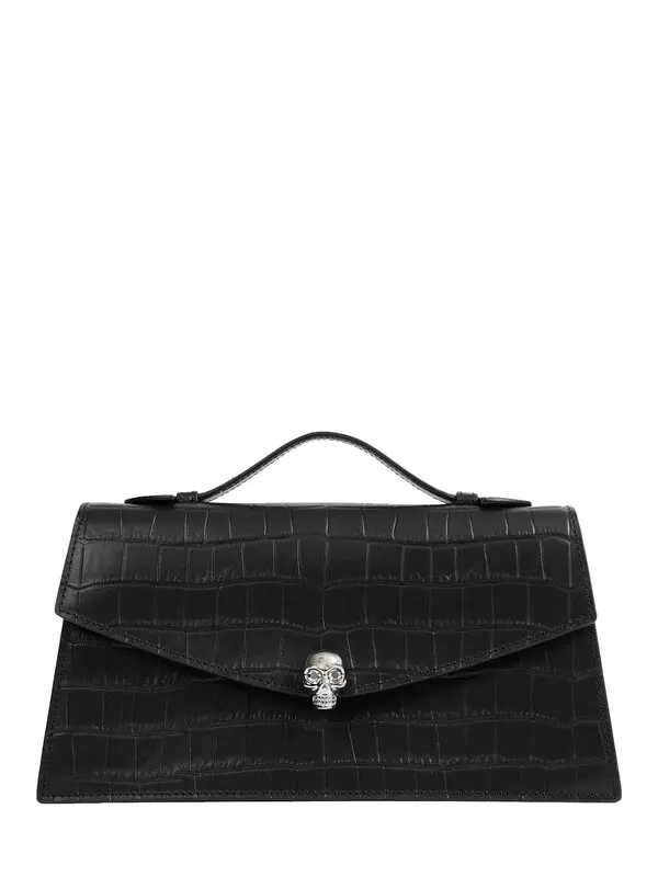 Alexander McQueen Skull Top Handle Bag - Black