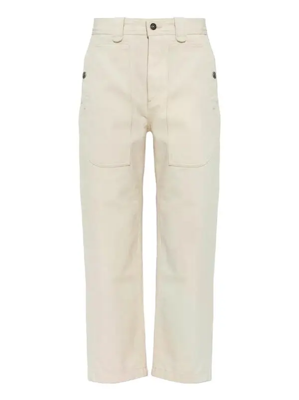 MARANT ETOILE Ermina Straight-leg Jeans - Neutrals