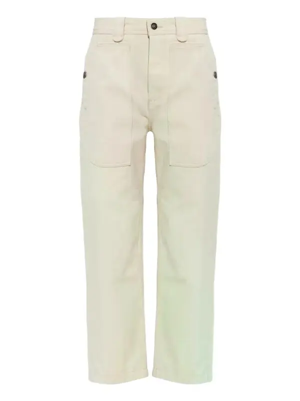MARANT ETOILE Ermina Straight-leg Jeans - Neutrals