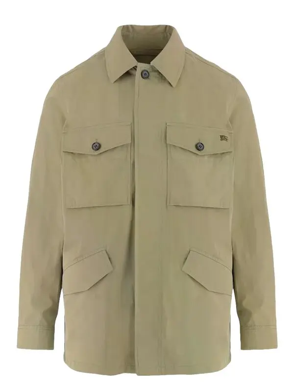 Burberry Bradmore Pocket-detail Military Jacket - Neutrals
