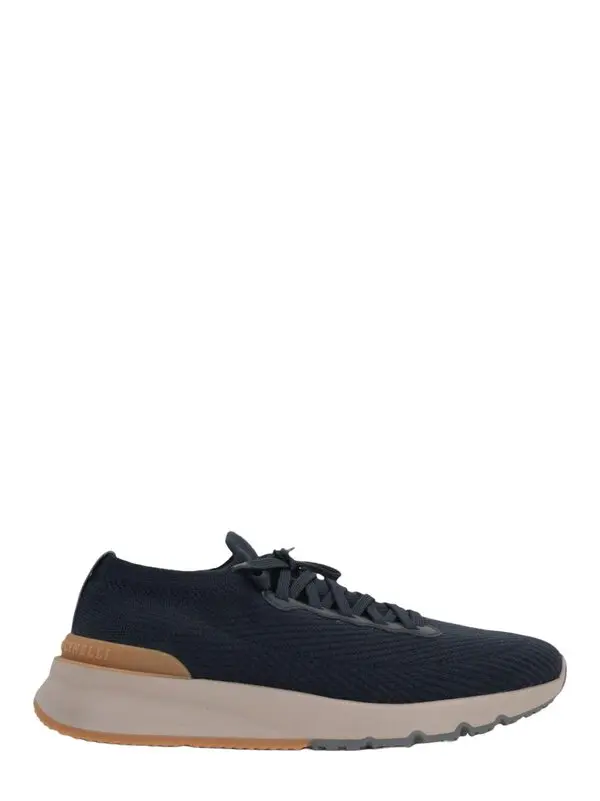 Brunello Cucinelli Wool Knit Sneakers - Multicolor