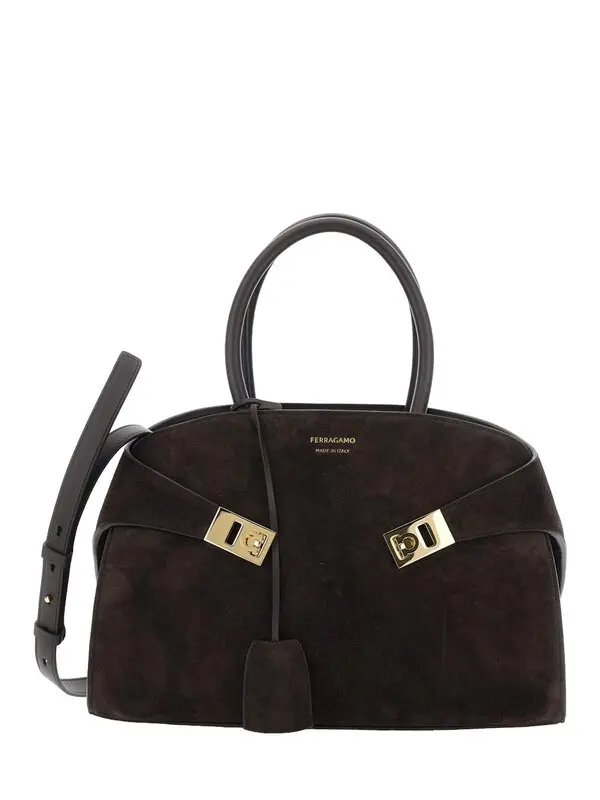 FERRAGAMO Hug Small Leather Handbag - Multicolor