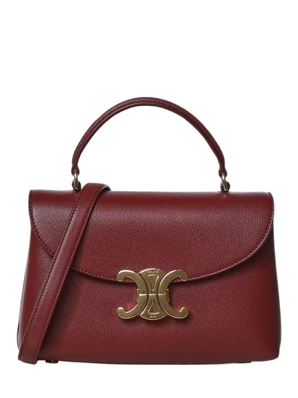 Celine Triomphe Leather Handbag - Multicolor