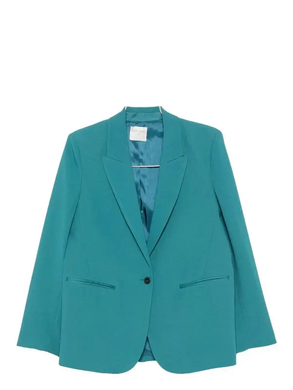 FORTE_FORTE Single-breasted Blazer Jacket - Multicolor
