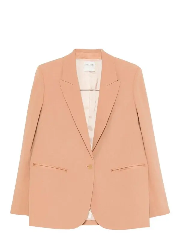 FORTE_FORTE Single-breasted Blazer Jacket - Multicolor