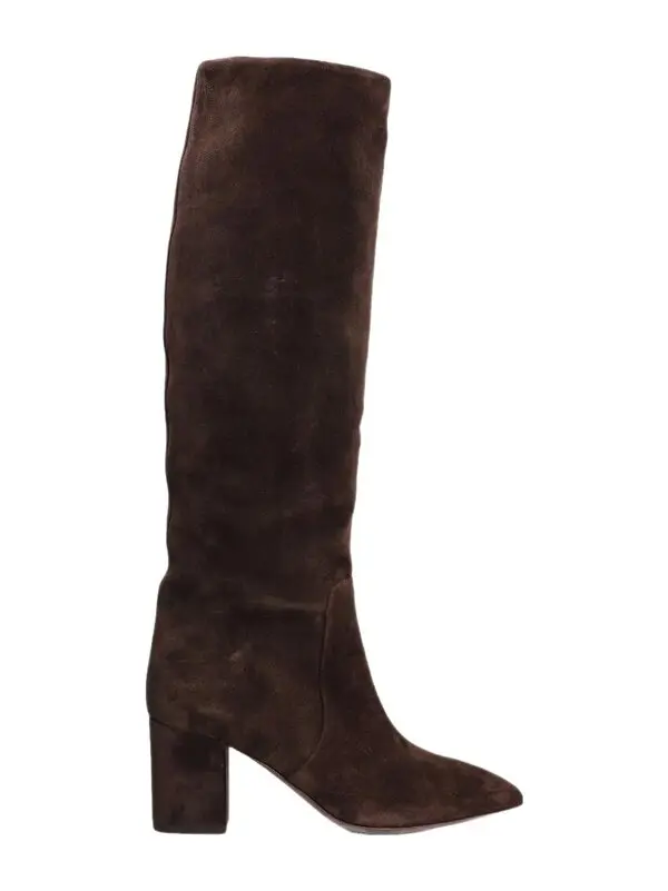 Paris Texas Suede Leather Mid-calf Boots - Multicolor