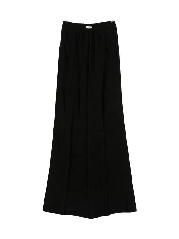 FORTE_FORTE Velvet Flared Trousers - Multicolor