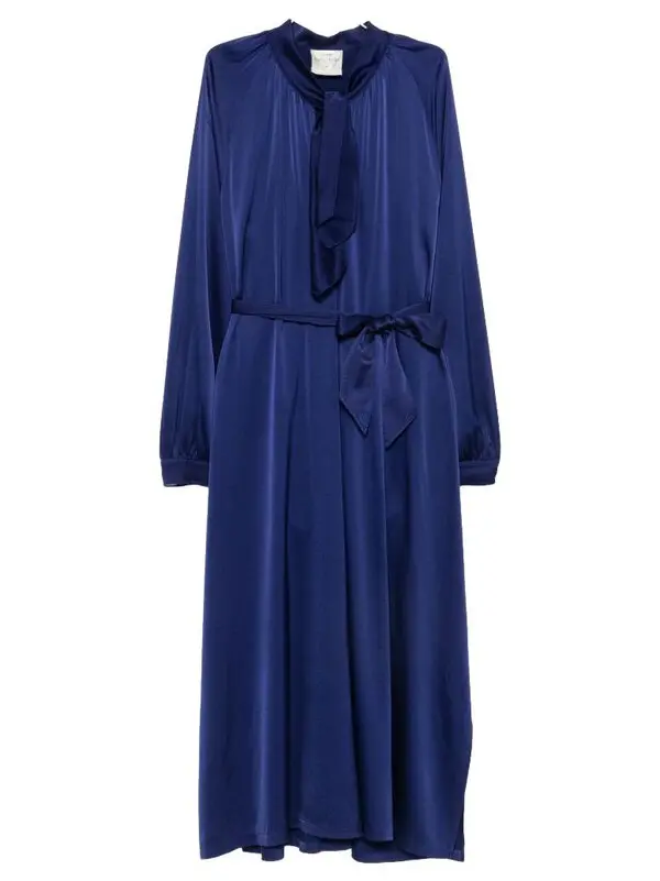 FORTE_FORTE Silk Long Dress - Multicolor