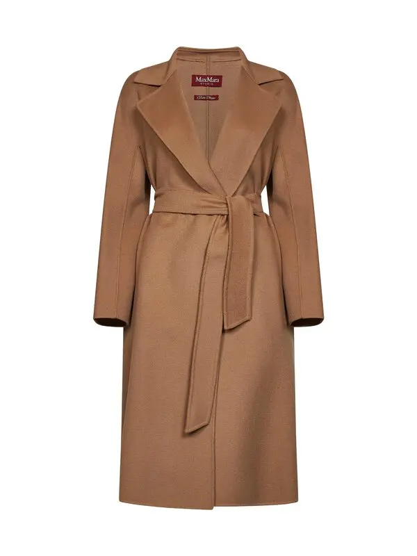 Max Mara Long Wrap Coat - Multicolor