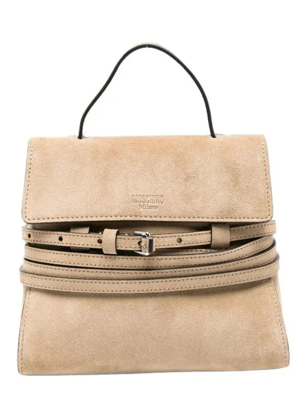Moschino Tie Me Leather Handbag - Multicolor
