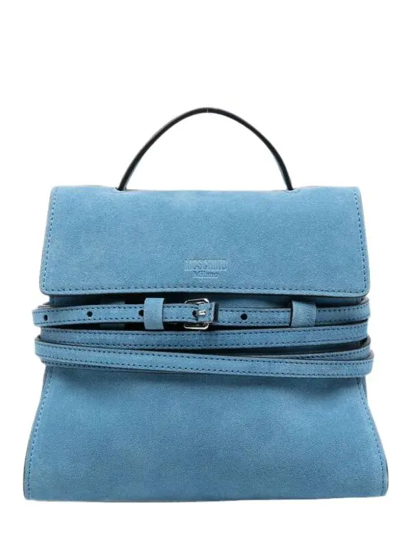 Moschino Tie Me Leather Handbag - Multicolor