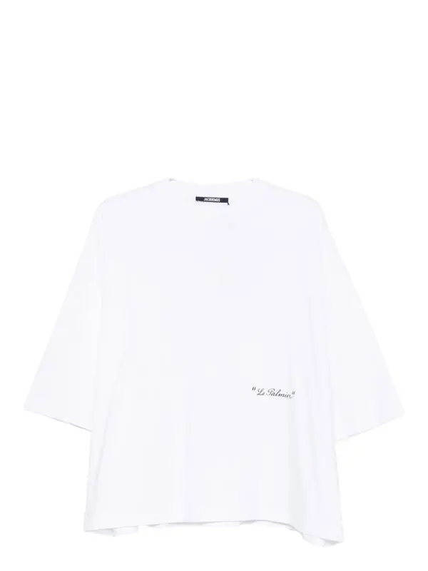 Jacquemus Le Palmier Oversized Cotton T-shirt - Multicolor