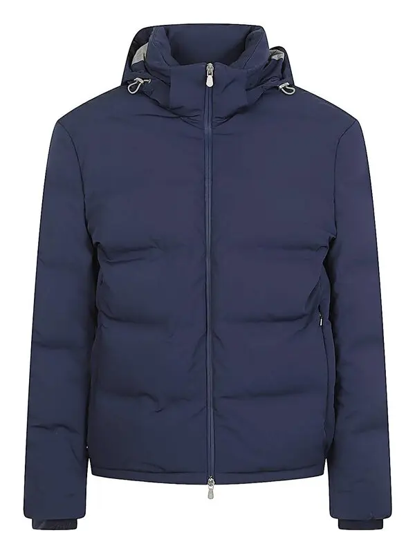 Brunello Cucinelli Short Hooded Jacket - Multicolor