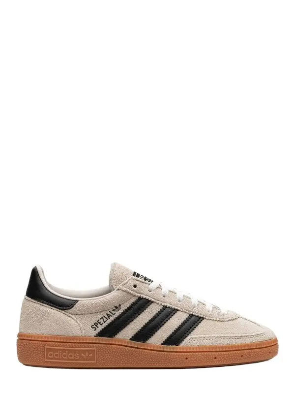 Adidas Suede Contrast Logo Sneakers - Beige